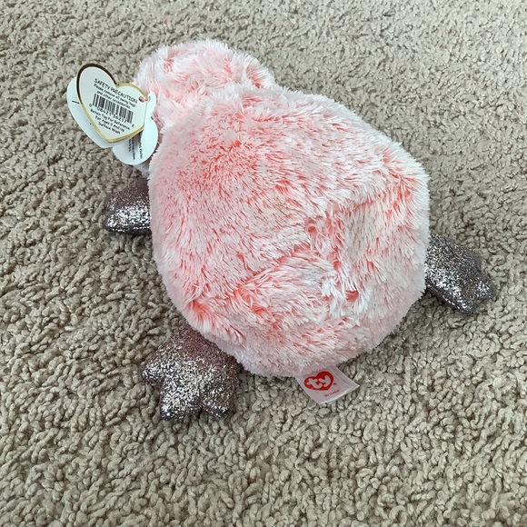 Ty | Toys | Ty Beanie Boos Wilma The Platypus Pink Glitter Soft Stuffed ...